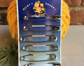 Vintage safety pins | Etsy