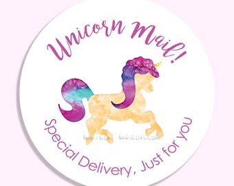 Unicorn logo | Etsy