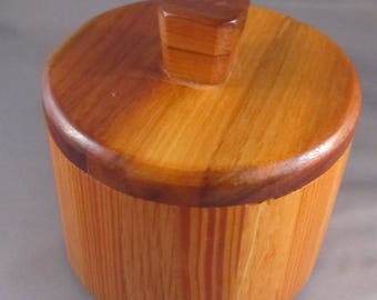 Round wood box | Etsy