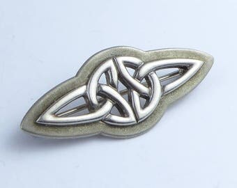 Celtic knot brooch | Etsy