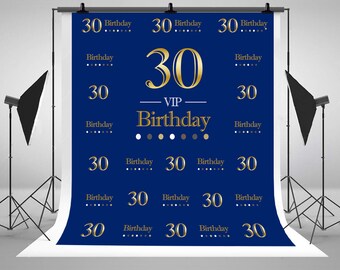 30th backdrop | Etsy