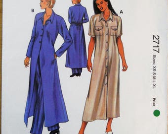 Shirt dress pattern | Etsy