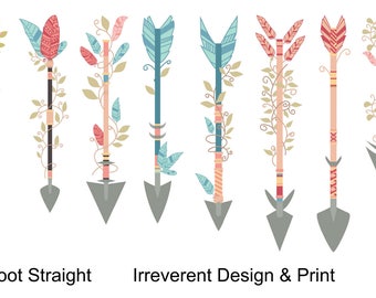 Arrow stickers | Etsy