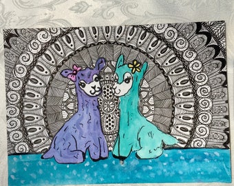 Zentangle inspired | Etsy