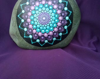 Mandala stone | Etsy