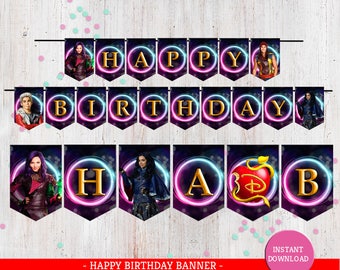 Descendants banner | Etsy