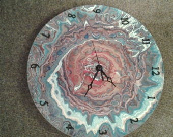 Acrylic clock | Etsy