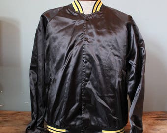 Vintage satin jacket | Etsy