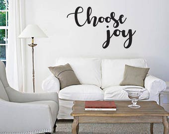 Joy wall decal | Etsy