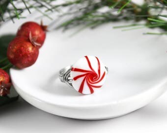 Christmas ring | Etsy