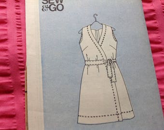 Wrap dress pattern | Etsy