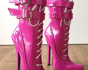 Hot pink heels | Etsy