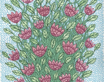 Zentangle flower | Etsy