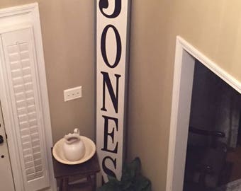 Vertical sign | Etsy