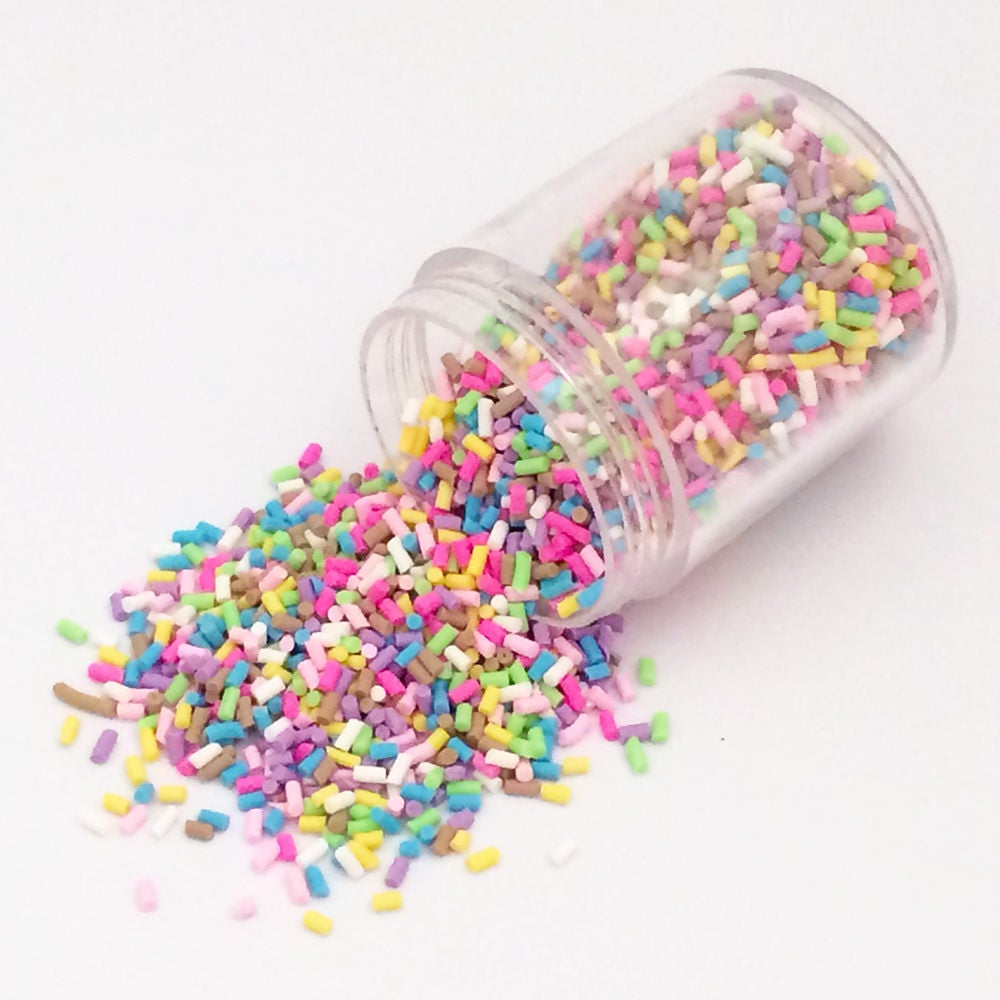 20g Candy Sprinkles Rainbow Pastel Kawaii Cute Fake Food