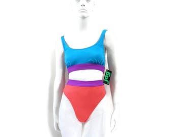 80s high cut bikini | Etsy