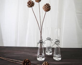 Glass pine cone | Etsy