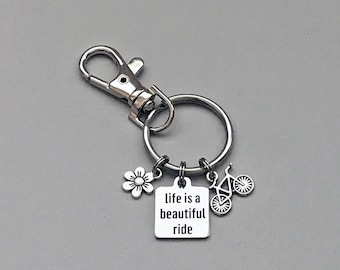 Bicycle keychain | Etsy