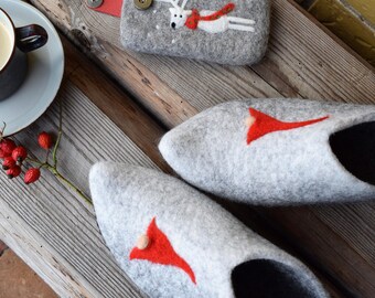 Tutorial Felt wool clogs pattern instant download pdf and