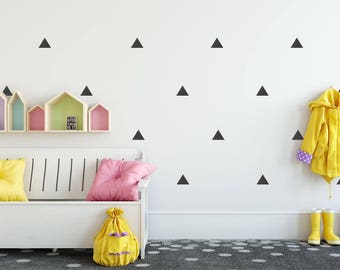 Triangle wall decal | Etsy