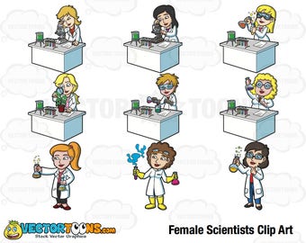 Scientist clipart | Etsy