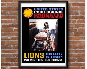 Drag racing posters | Etsy