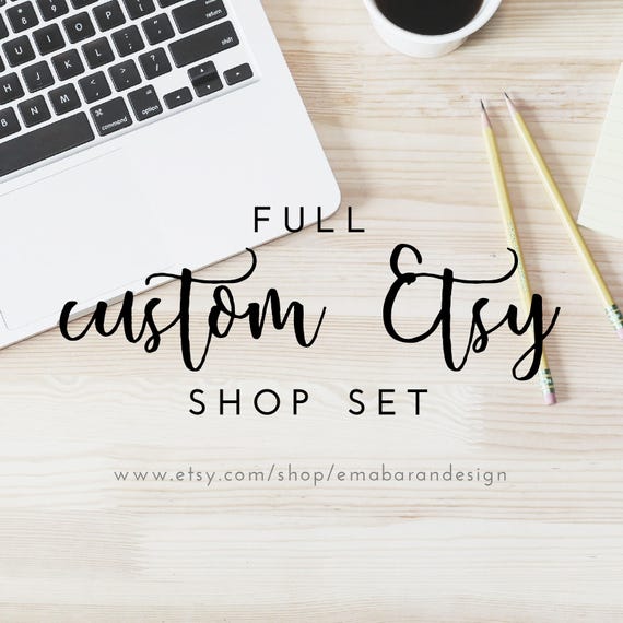 Etsy Shop Full Design Shop Icon Logo Design Shop Banner Etsy Shop Full Design Shop Icon Logo Design Shop Banner