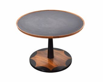 Leather top table | Etsy