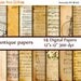Antique Digital Papers: VINTAGE PAPER Ephemera