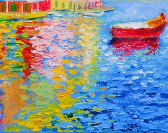 Italian seascape | Etsy