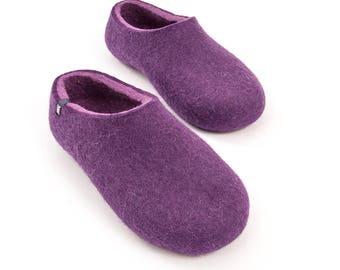 Purple slippers | Etsy