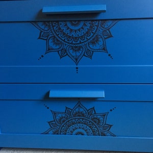 Mandala Decals Mehndi Vinyl Sticker Bedroom Wall Decal Lotus