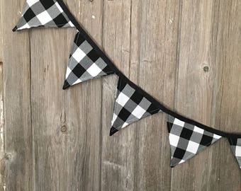 Gingham bunting | Etsy