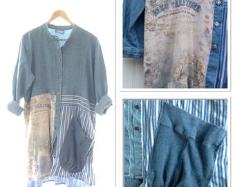 Upcycled clothing | Etsy