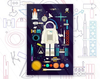 Outer space decor | Etsy