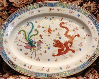 Dragon platter | Etsy