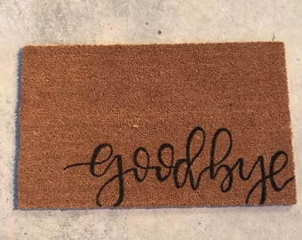 Goodbye doormat | Etsy