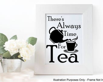 Tea time sign | Etsy