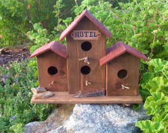 Rustic birdhouse | Etsy