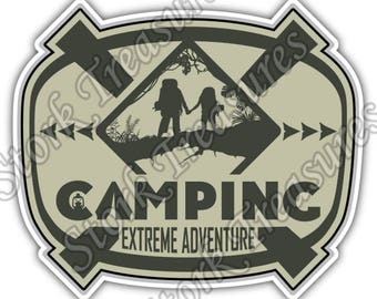 Camp fire decal | Etsy
