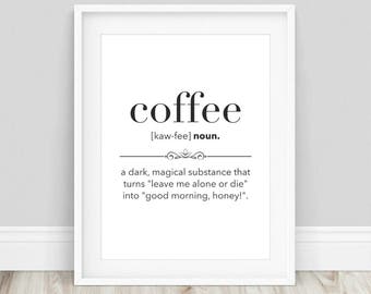 Funny coffee sign | Etsy