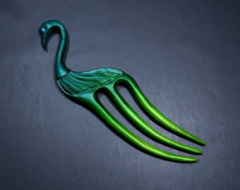 Wooden hair pin | Etsy