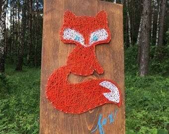 Fox string art | Etsy