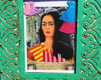 Frida Kahlo Typographic Original Illustration Fine Art