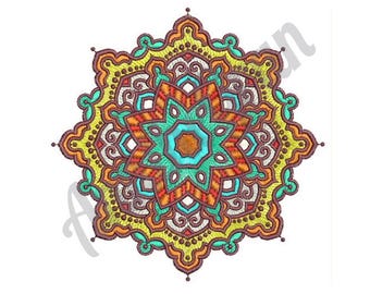 Mandala embroidery | Etsy