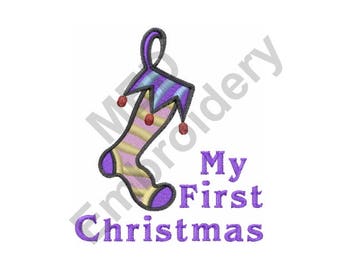 Christmas machine embroidery design set. Swirly Christmas