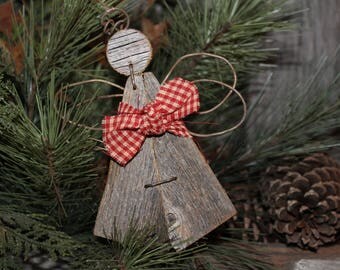 Rustic wood angel | Etsy
