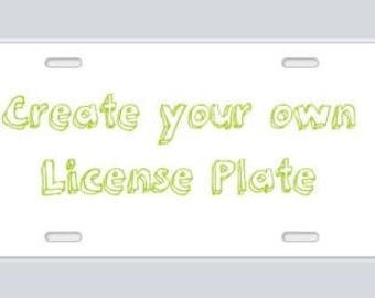 Custom license plate | Etsy