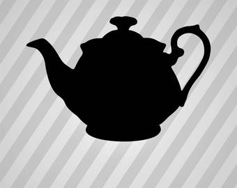 Teapot silhouette | Etsy