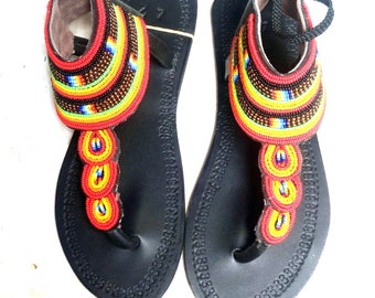 Maasai sandals | Etsy
